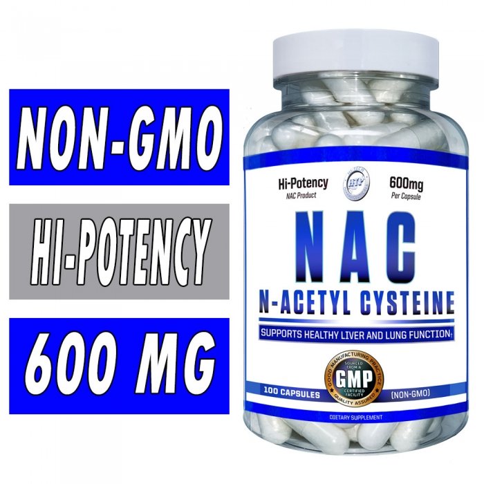 Hi-Tech Pharmaceuticals NAC - 600 mg - 100 Capsules– Ultimate Supps ...